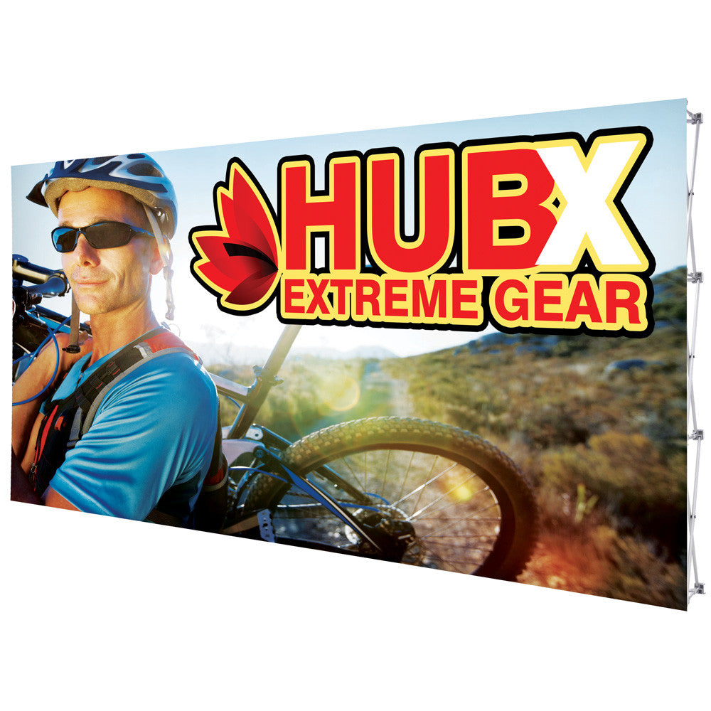 Straight Wall Fabric Pop Up Display – iconicdisplays